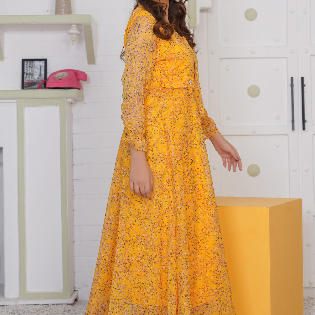 Gold Blossom Maxi – Hareem Fatima Online